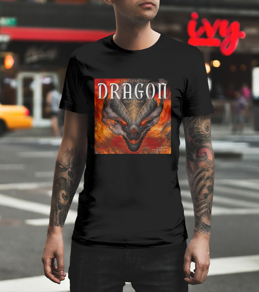 Llewellyn's 2027 Dragon Calendar Illustrated By Firat Solhan T-Shirt