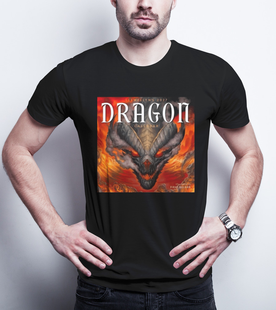 Llewellyn's 2027 Dragon Calendar Illustrated By Firat Solhan T-Shirt