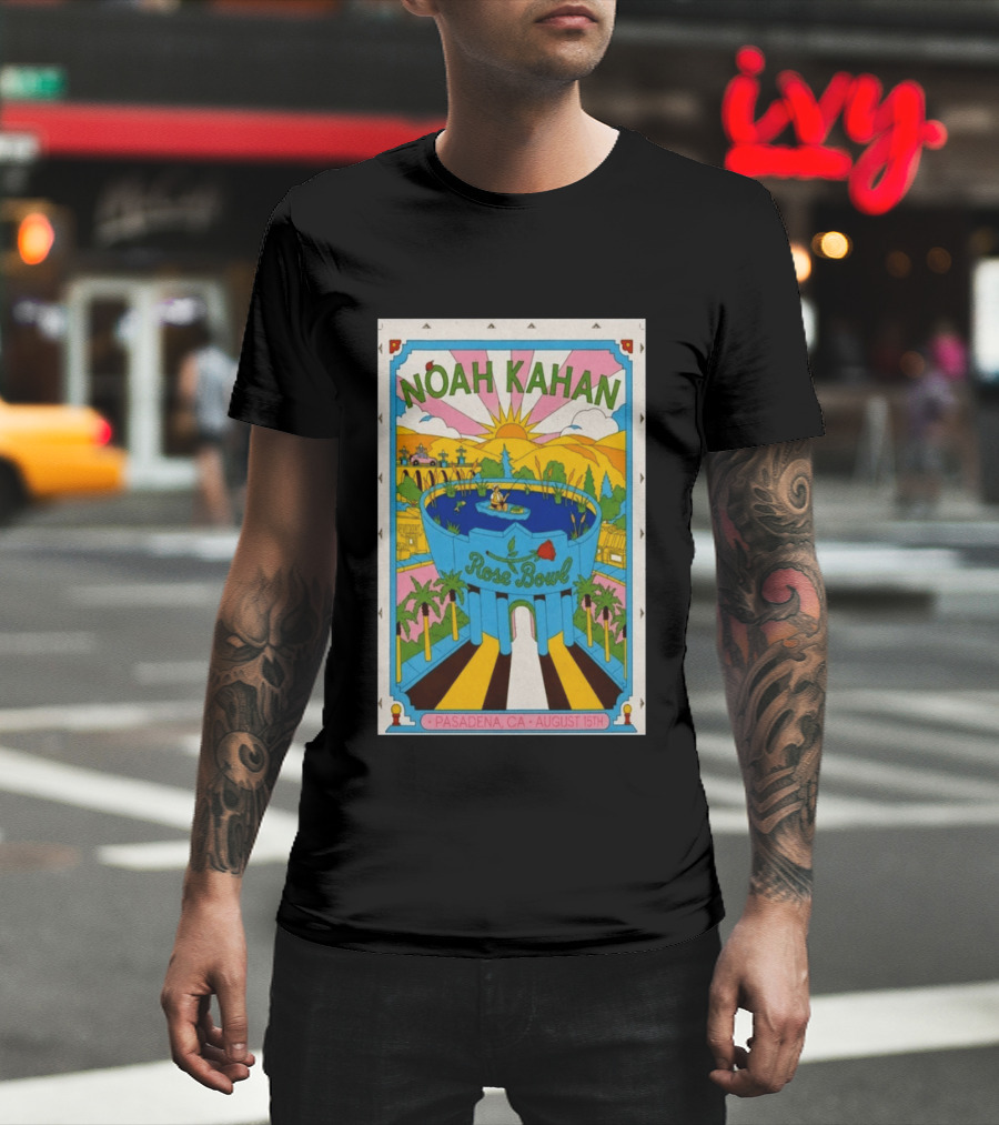 Noah Kahan Rose Bowl Pasadena CA August 15th 2026 T-Shirt