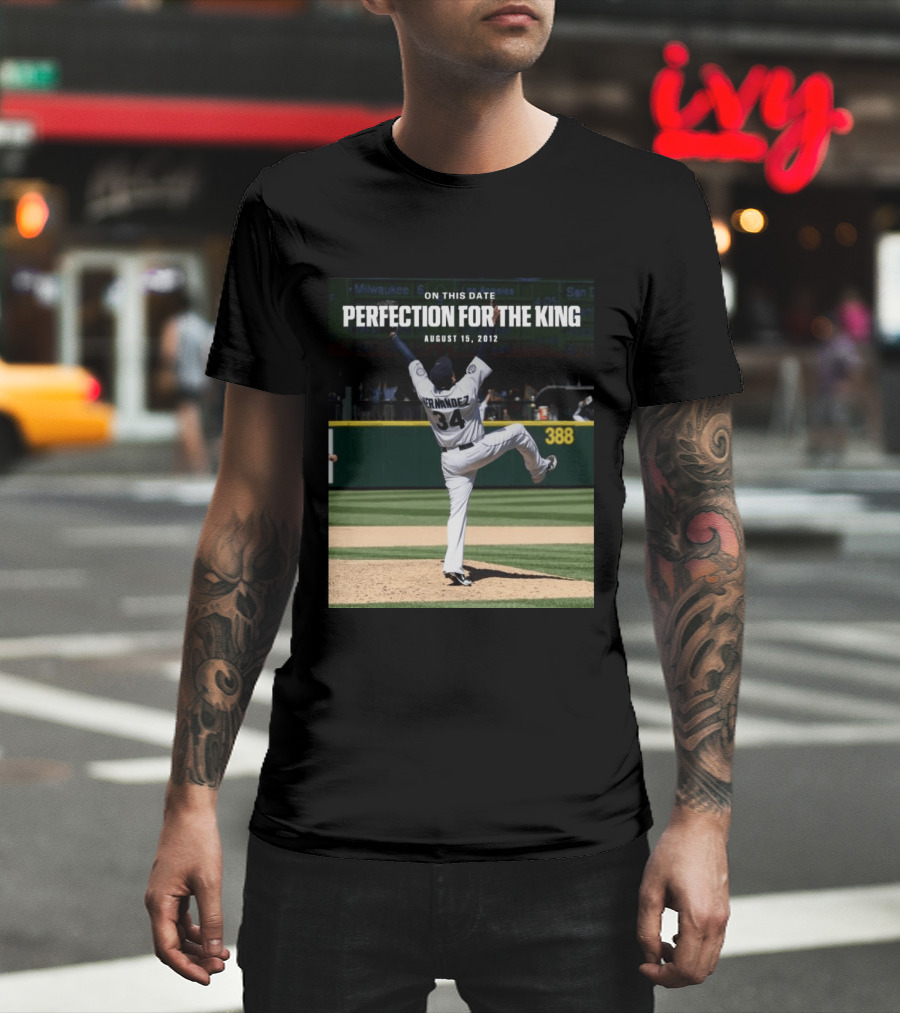 On This Date Perfection For The King Hernandez 34 August 15 2012 T-Shirt