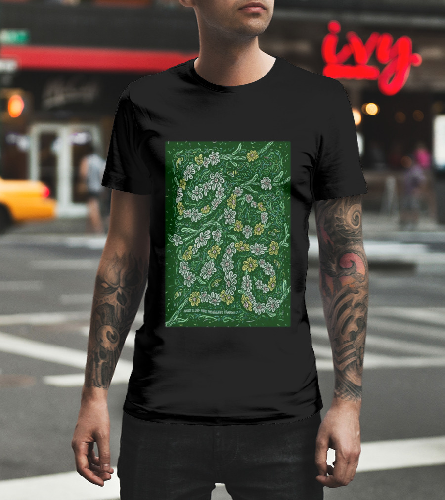 Goose 2026 Frost Amphitheater Stanford CA August 15 Floral T-Shirt