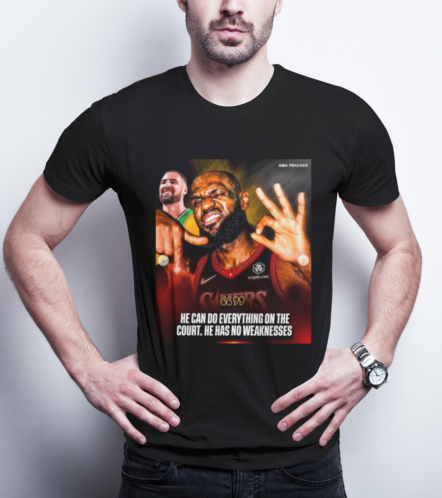 He Can Do Everything On The Court He Has No Weaknesses Crypto Lakers NBA Tracker T-Shirt