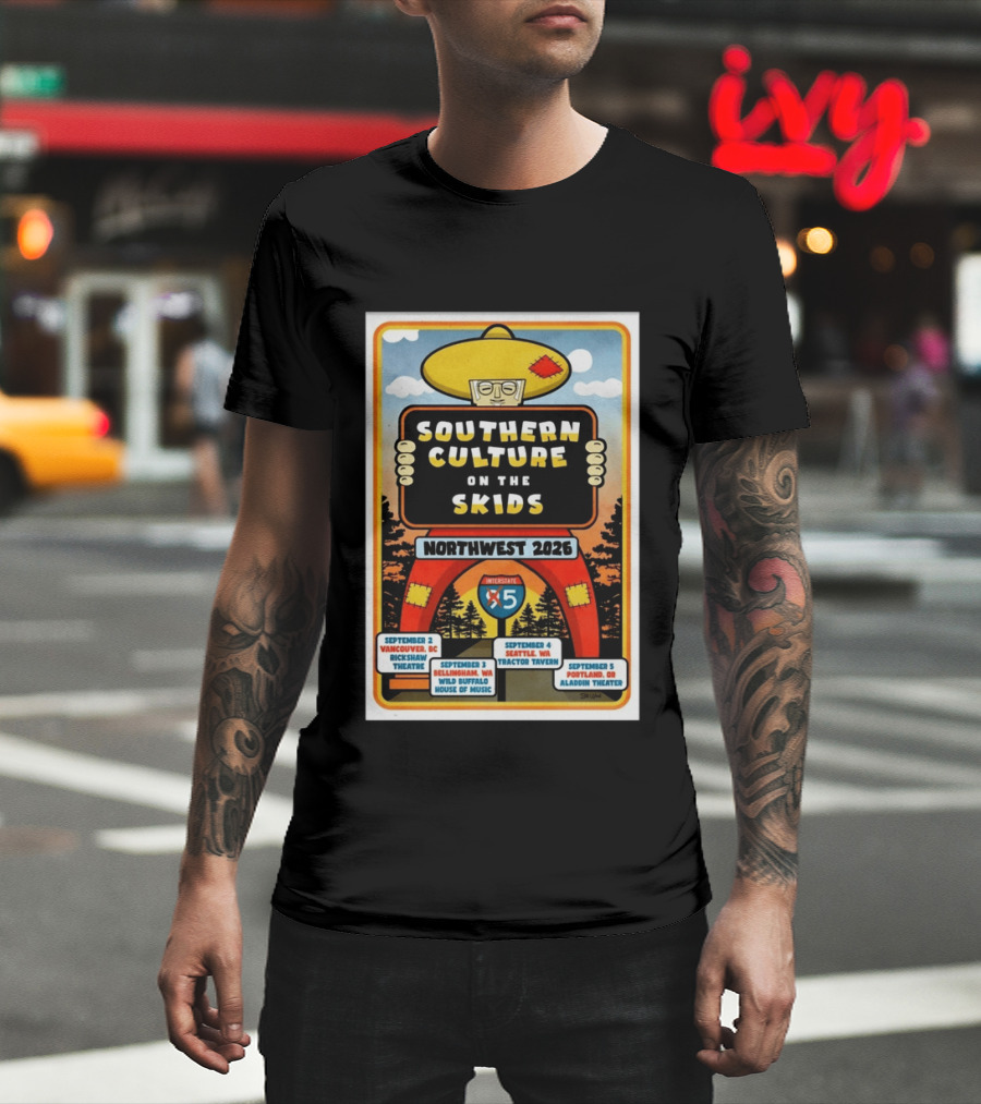 Southern Culture On The Skids Northwest 2026 Tour Vancouver Seattle Portland T-Shirt
