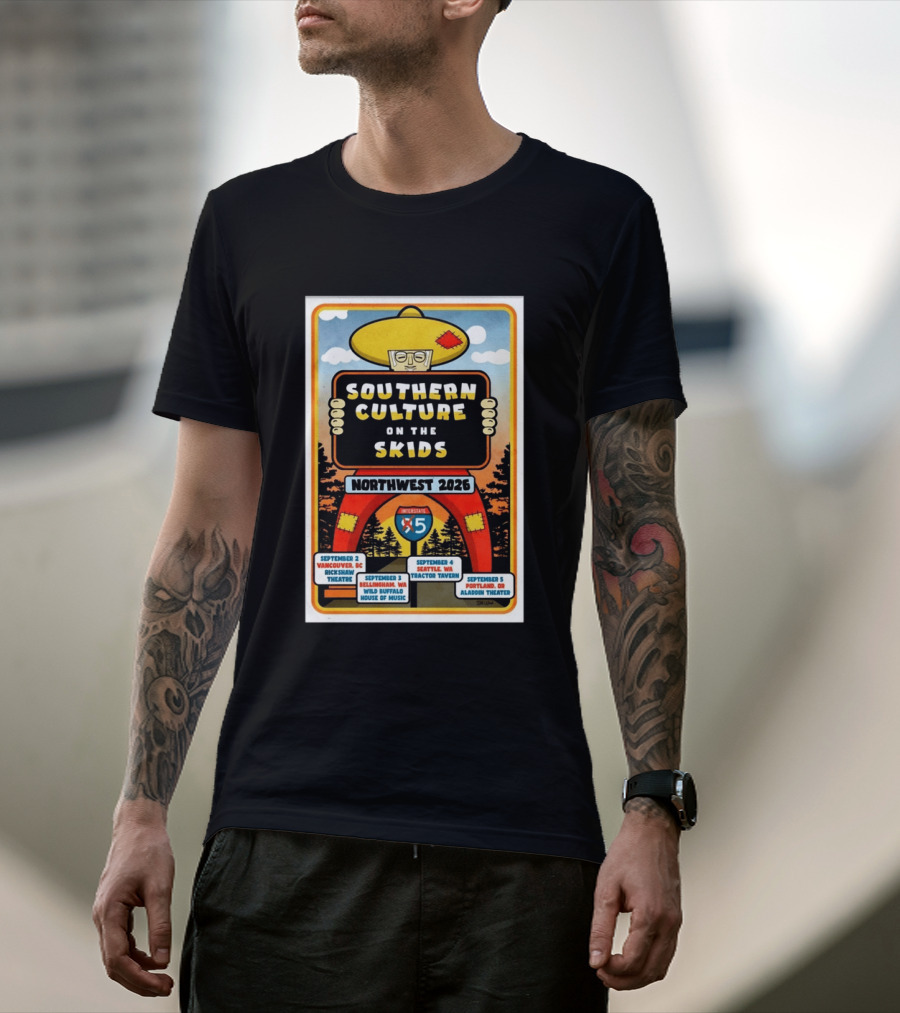 Southern Culture On The Skids Northwest 2026 Tour Vancouver Seattle Portland T-Shirt