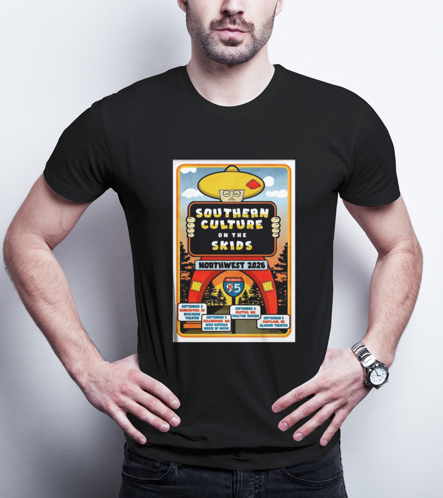 Southern Culture On The Skids Northwest 2026 Tour Vancouver Seattle Portland T-Shirt