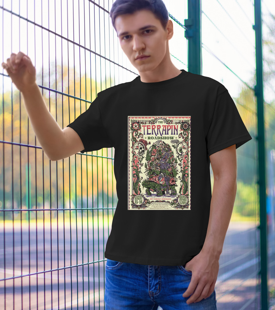 Terrapin Roadshow August 15 16 2026 Salty Gebhardt Amphitheater Truckee California T-Shirt