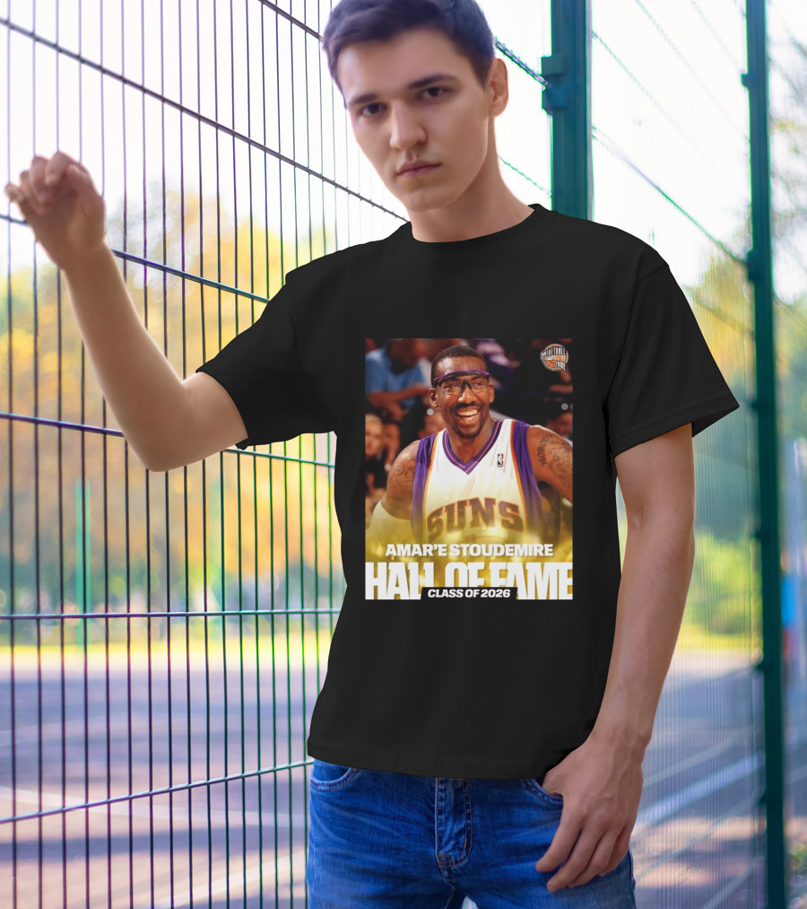 Amar'e Stoudemire Basketball Hall Of Fame Class Of 2026 Suns T-Shirt