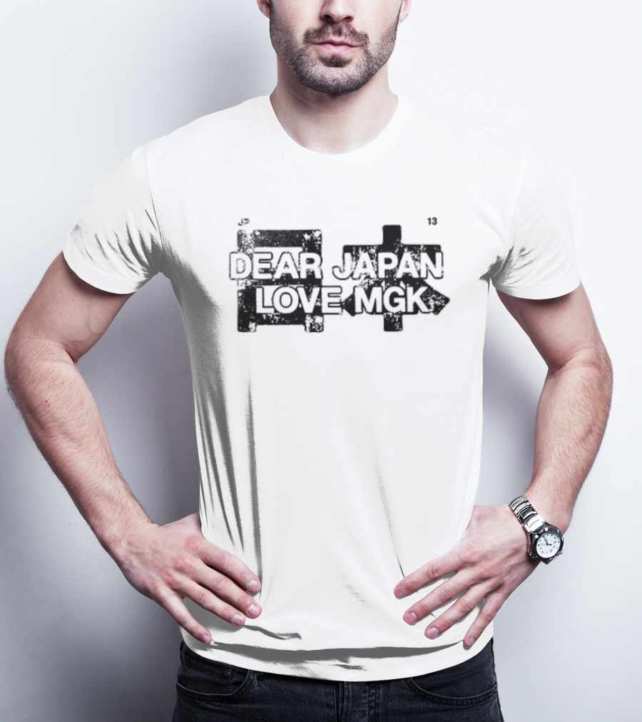 Dear Japan Love MGK Machine Gun Kelly Summer Sonic T-Shirt
