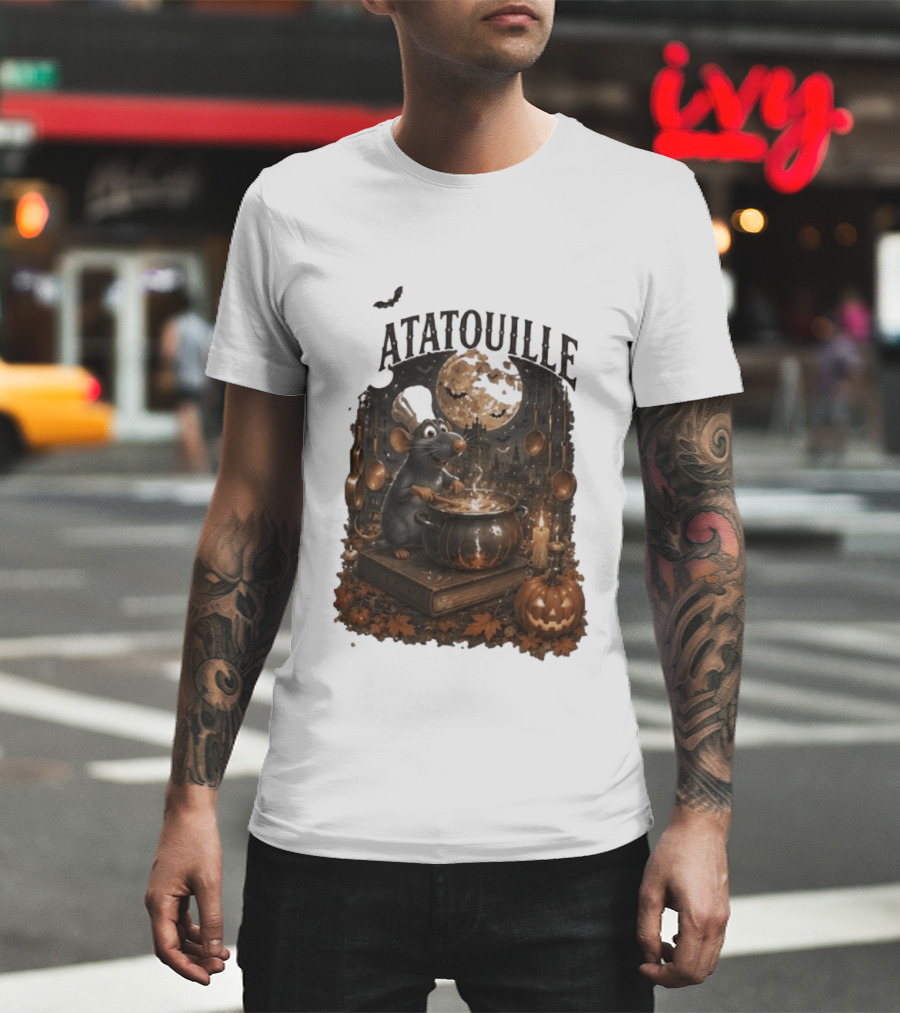Ratatouille Halloween Cooking Adventure With Pumpkin And Chef Mouse T-Shirt