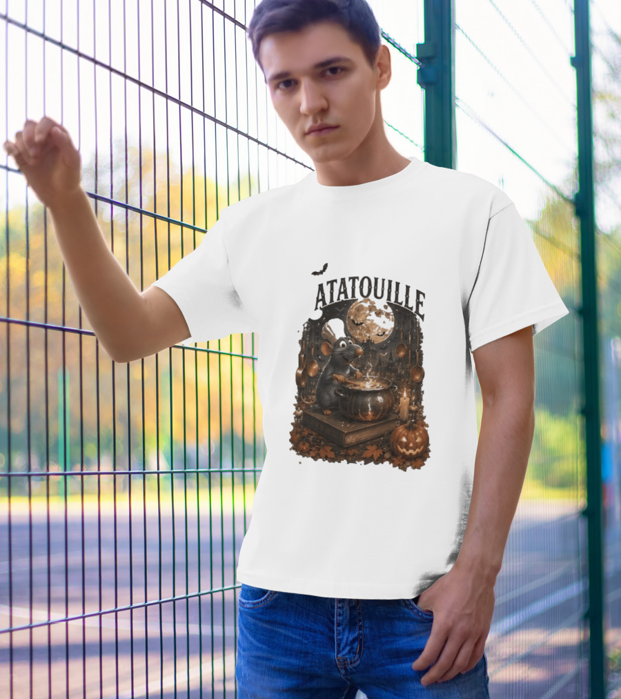 Ratatouille Halloween Cooking Adventure With Pumpkin And Chef Mouse T-Shirt