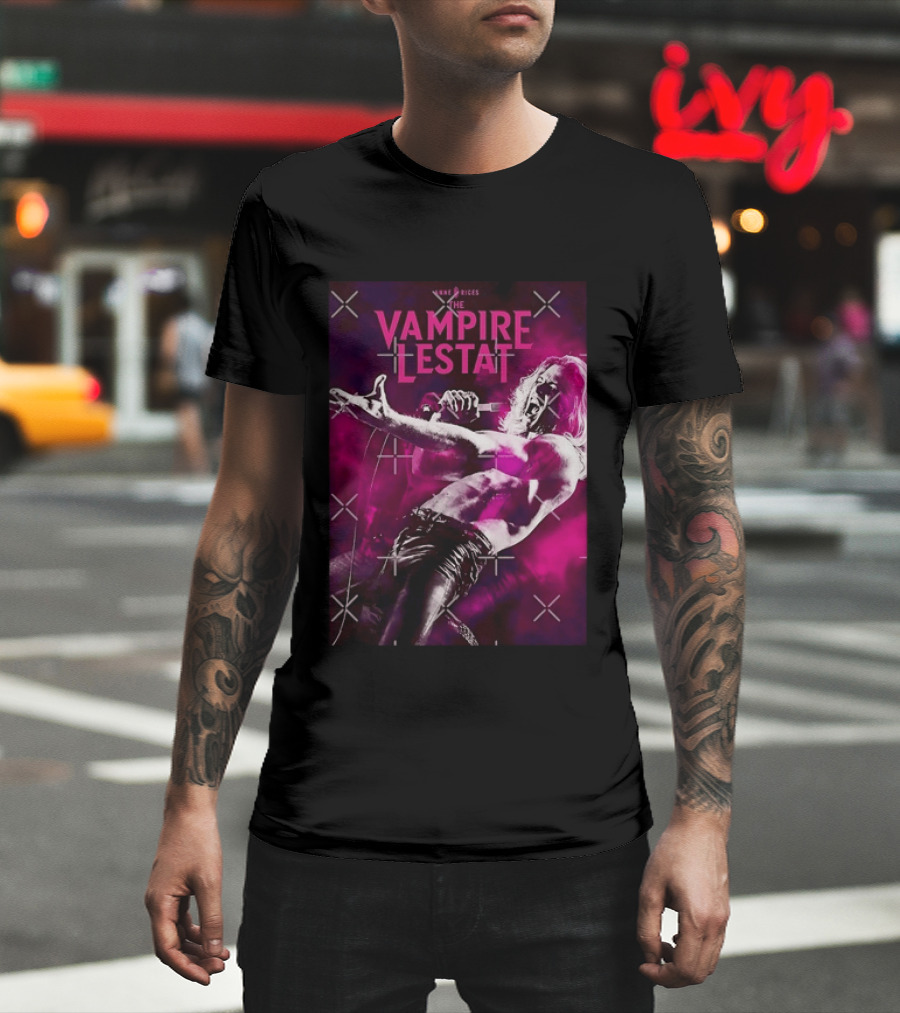 Anne Rice's The Vampire Lestat Gothic Horror Rock Star Aesthetic T-Shirt