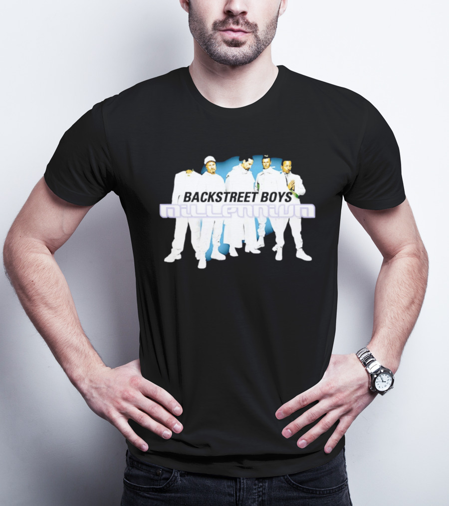 Backstreet Boys Millennium 90s Pop Boy Band Iconic Album Cover T-Shirt