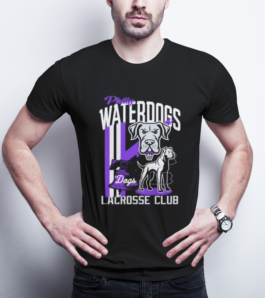 Philly Waterdogs Lacrosse Club Dogs Philadelphia T-Shirt