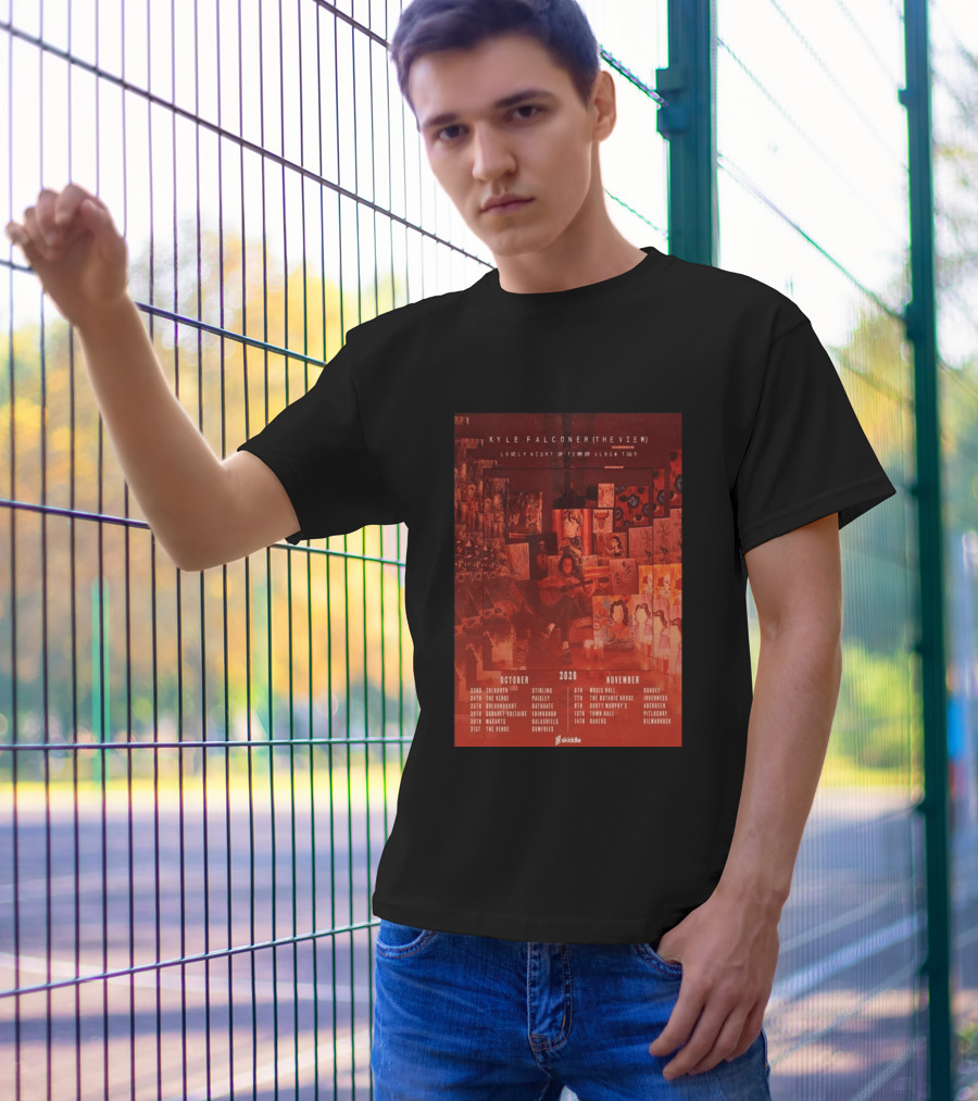 Kyle Falconer The View Lovely Night Of Terror Album Tour 2026 October November Scotland Dates T-Shirt