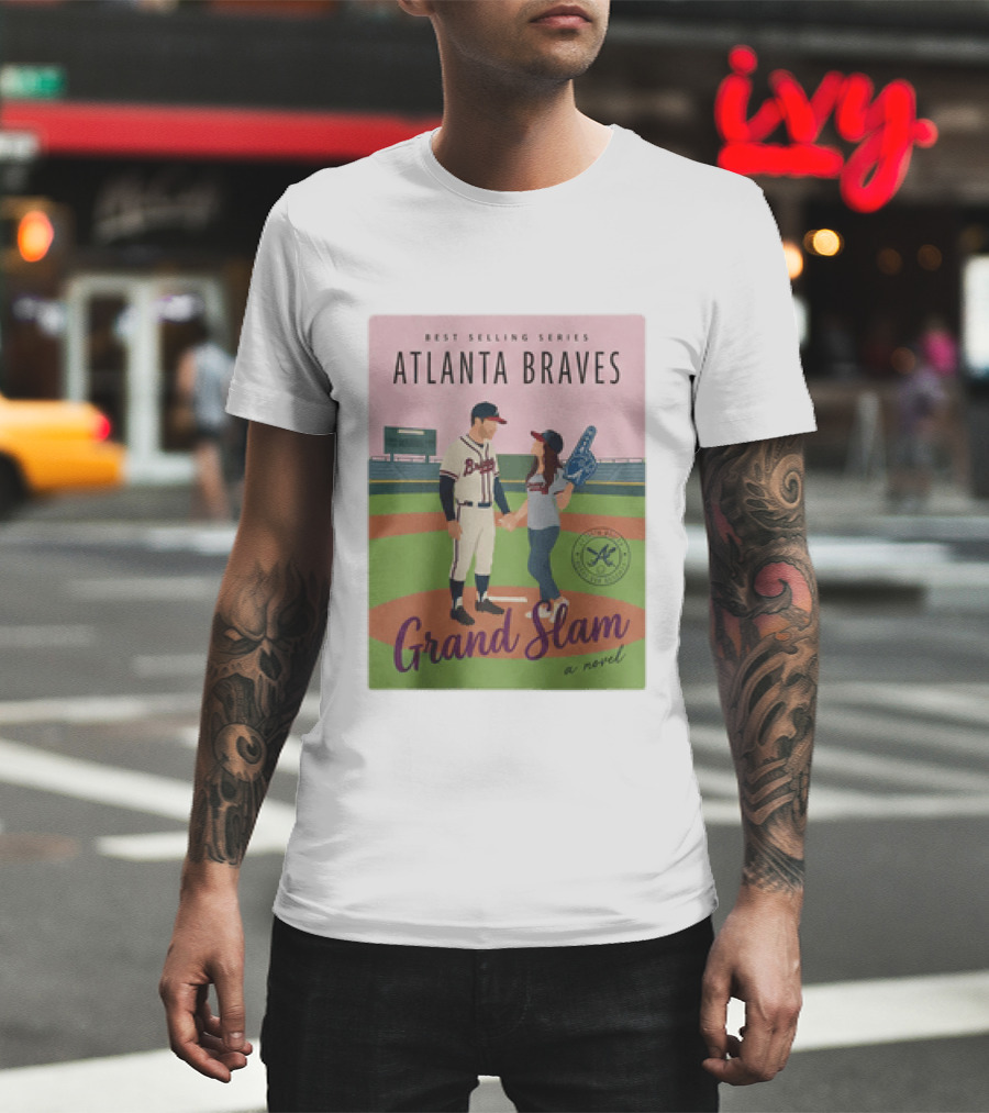 Atlanta Braves Best Selling Series Grand Slam Novel 2026 Giveaway T-Shirt