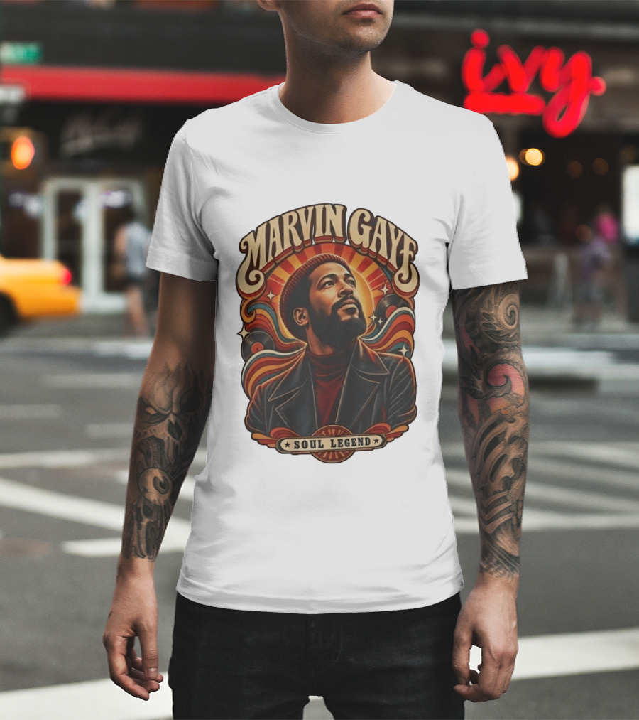Marvin Gaye Soul Legend Motown T-Shirt