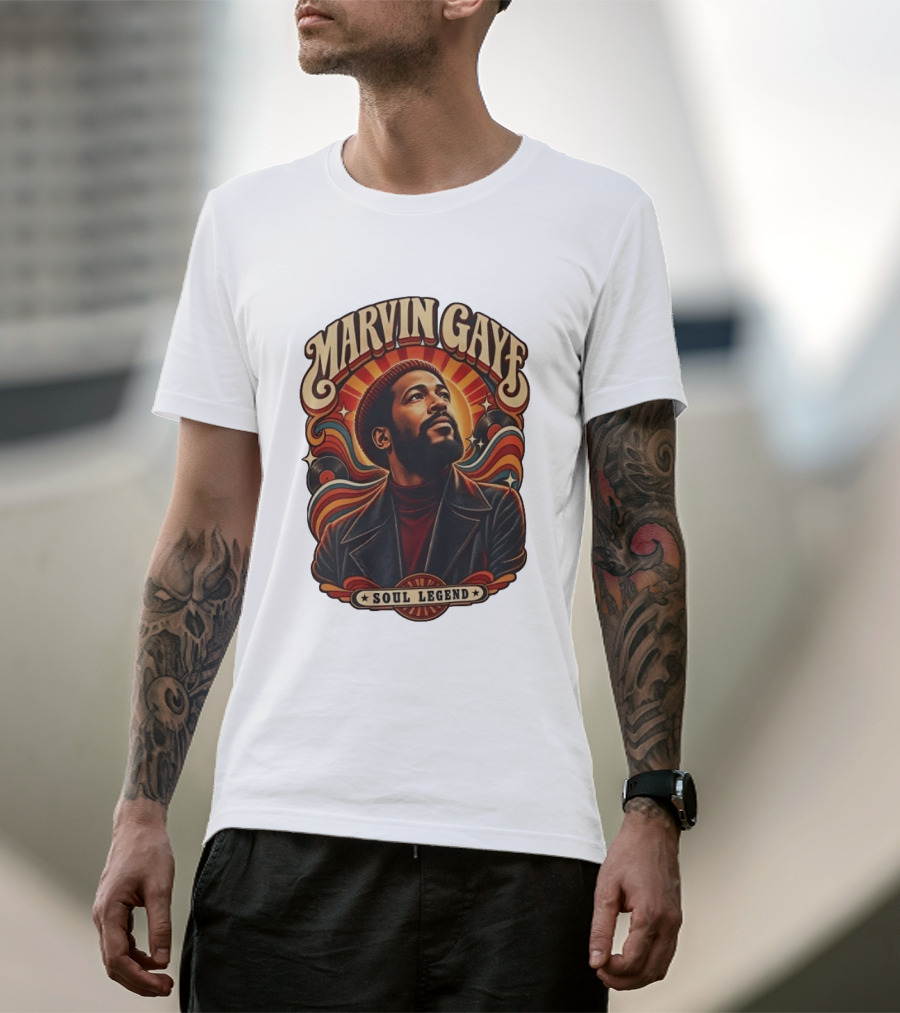 Marvin Gaye Soul Legend Motown T-Shirt