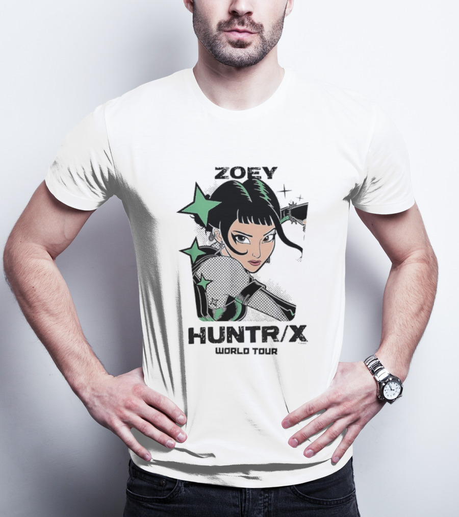 Zoey Huntr X World Tour Concert Music Artist Stars T-Shirt