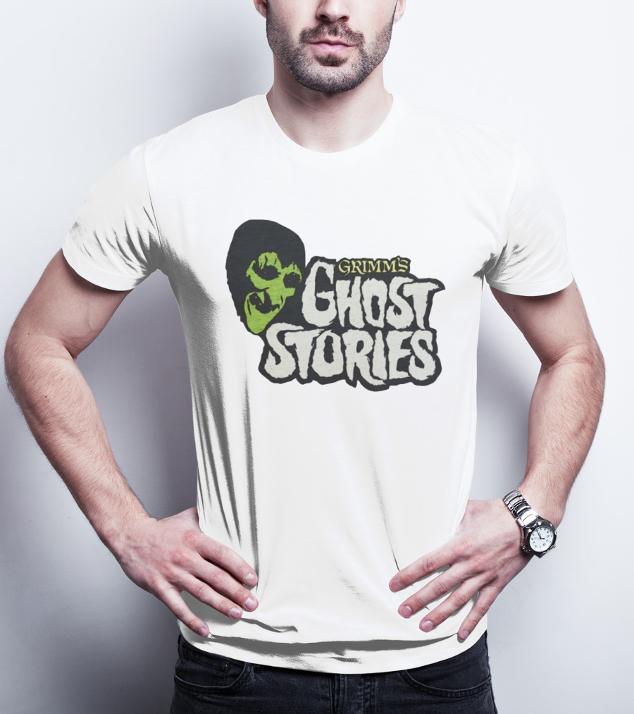 Grimm's Ghost Stories Spooky Horror Green Face T-Shirt