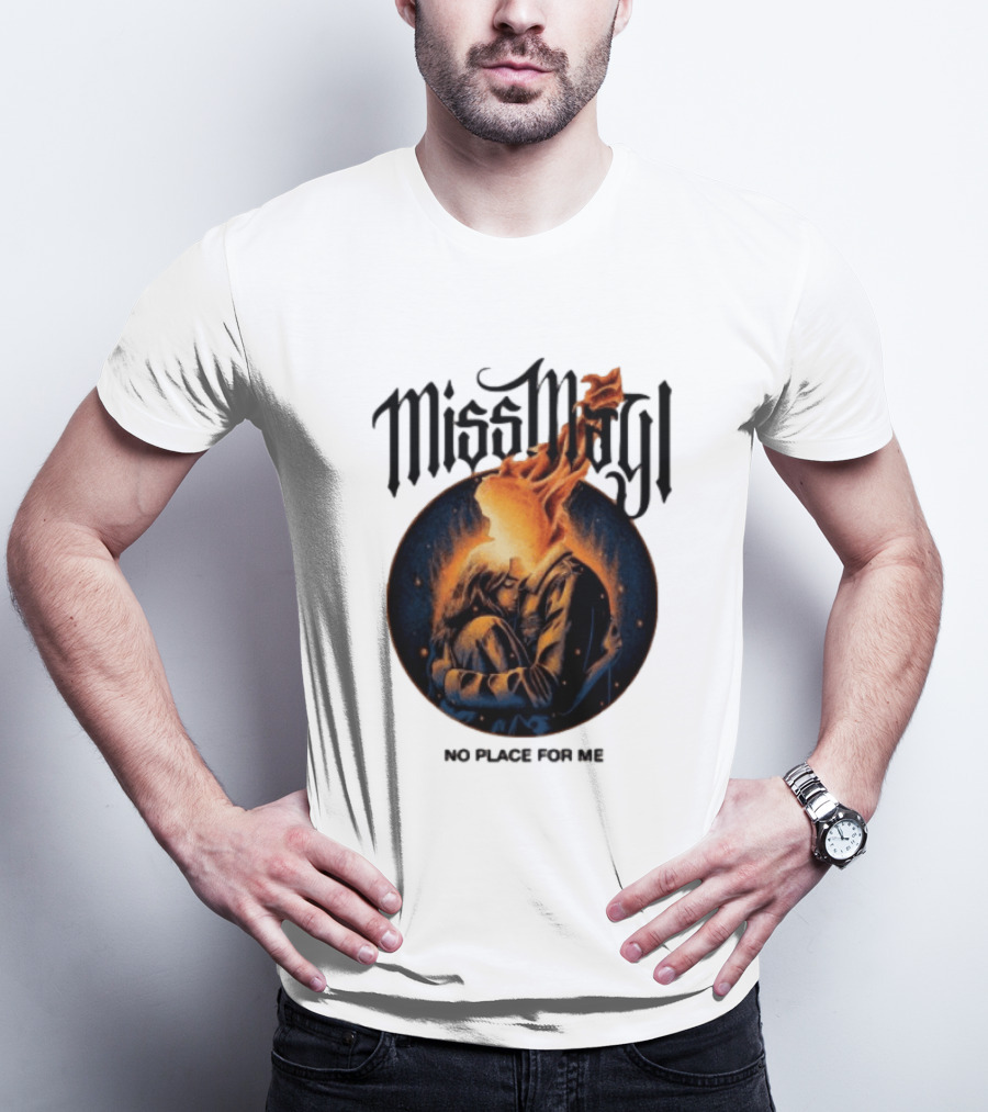Miss May I No Place For Me Solid State Records Store White Black Ringer T-Shirt