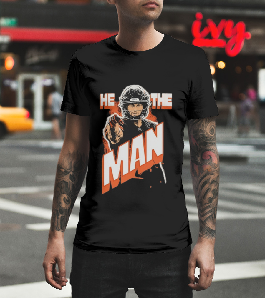 Caleb Williams He The Man Chicago Bears Fan T-Shirt
