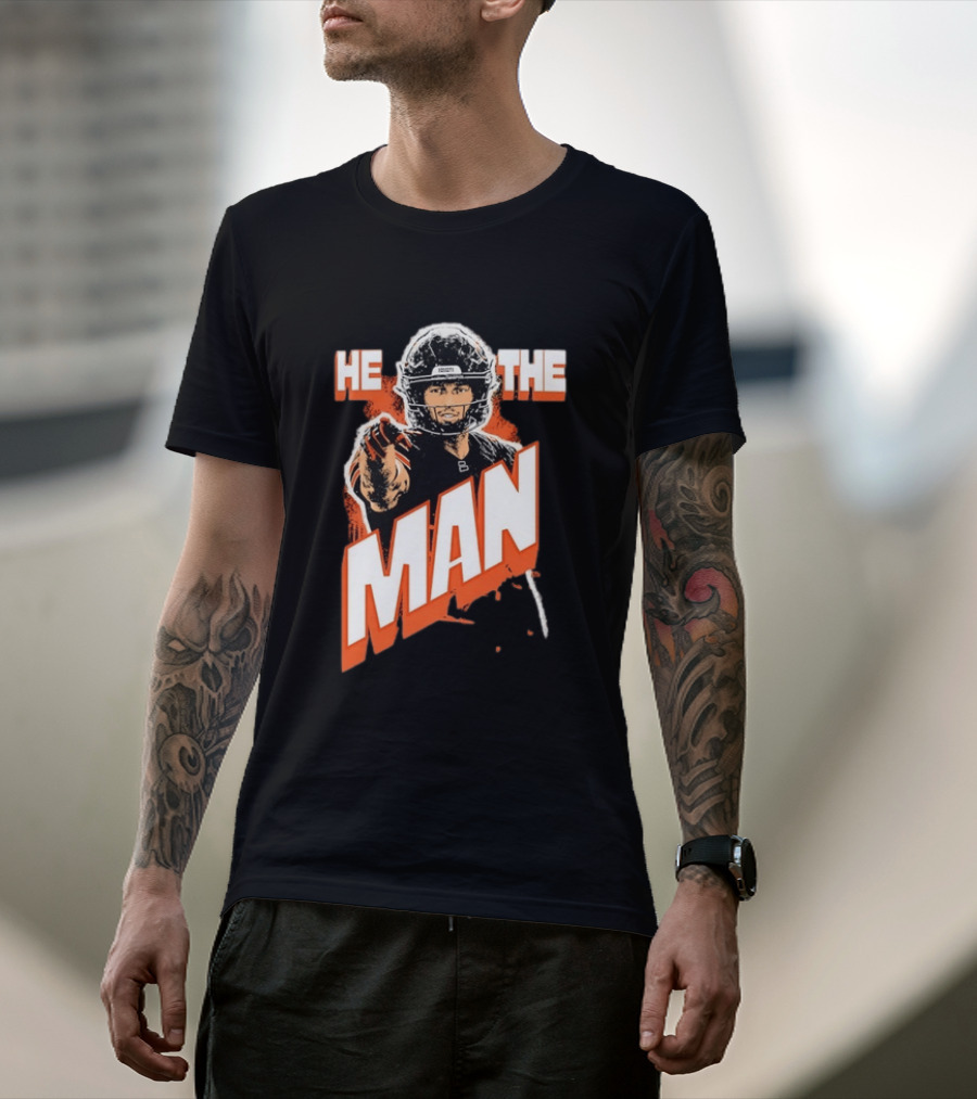 Caleb Williams He The Man Chicago Bears Fan T-Shirt