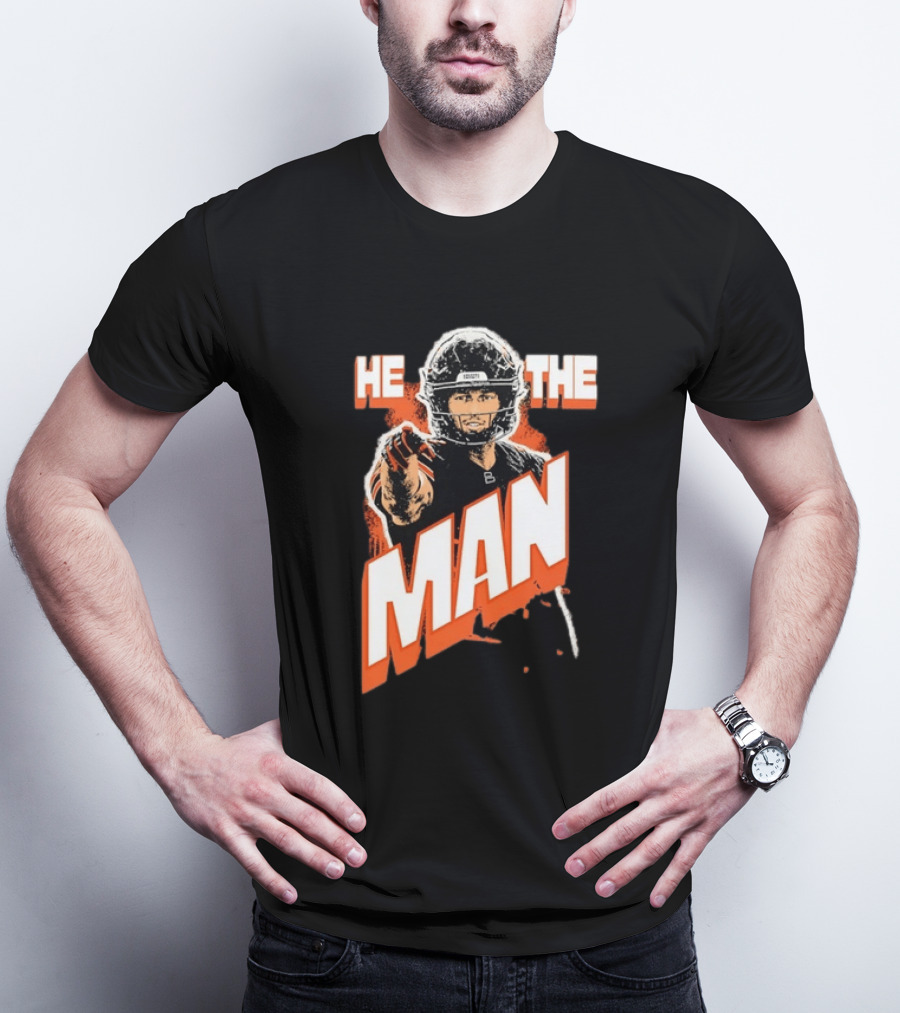 Caleb Williams He The Man Chicago Bears Fan T-Shirt