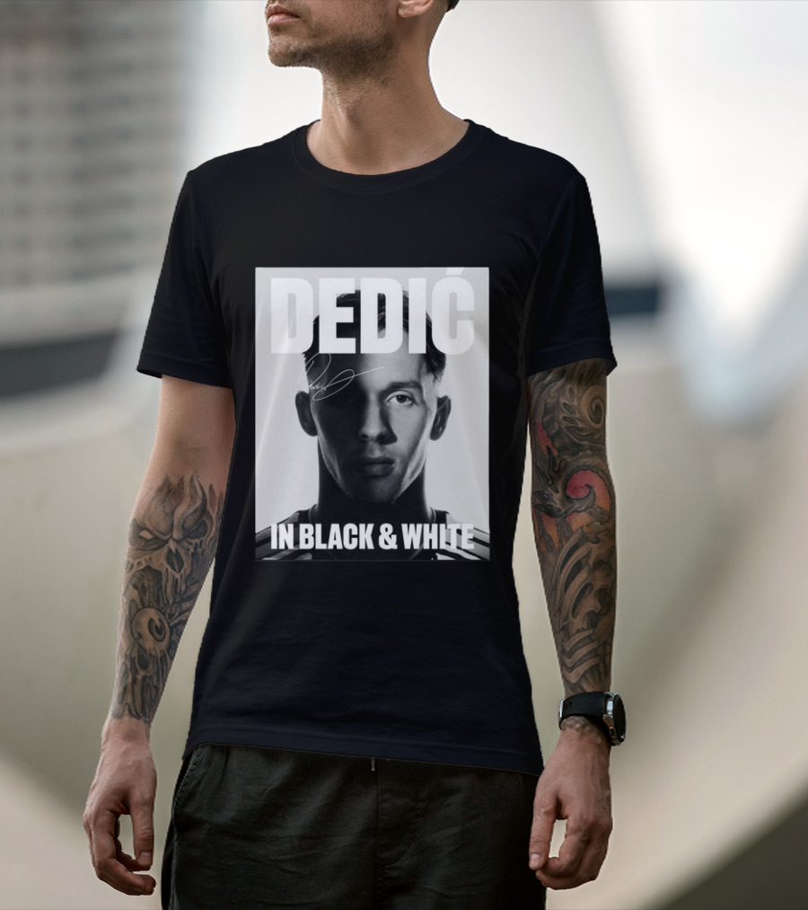 Dedić In Black & White Monochrome T-Shirt