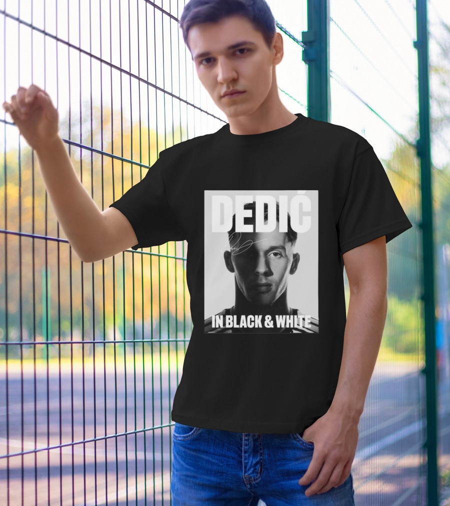Dedić In Black & White Monochrome T-Shirt