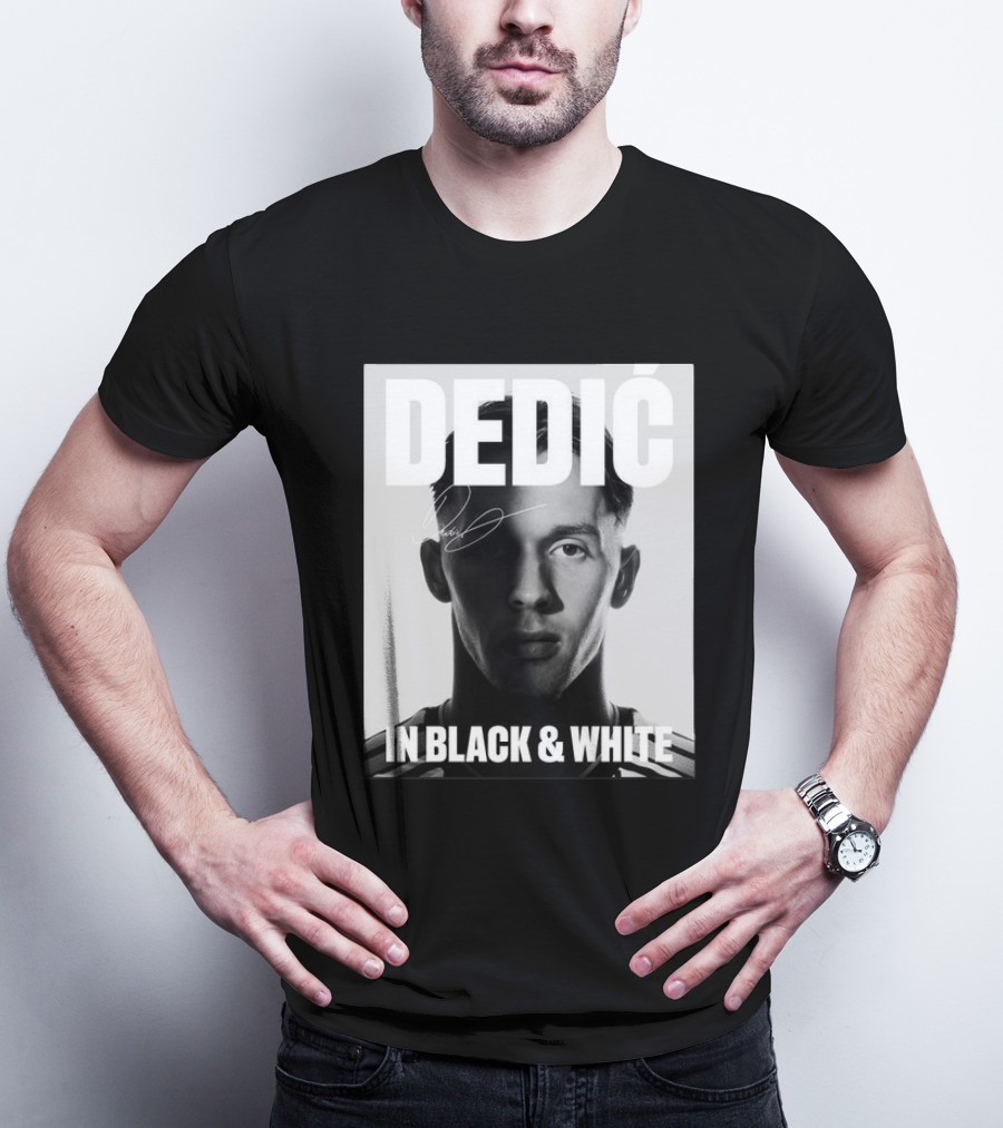 Dedić In Black & White Monochrome T-Shirt