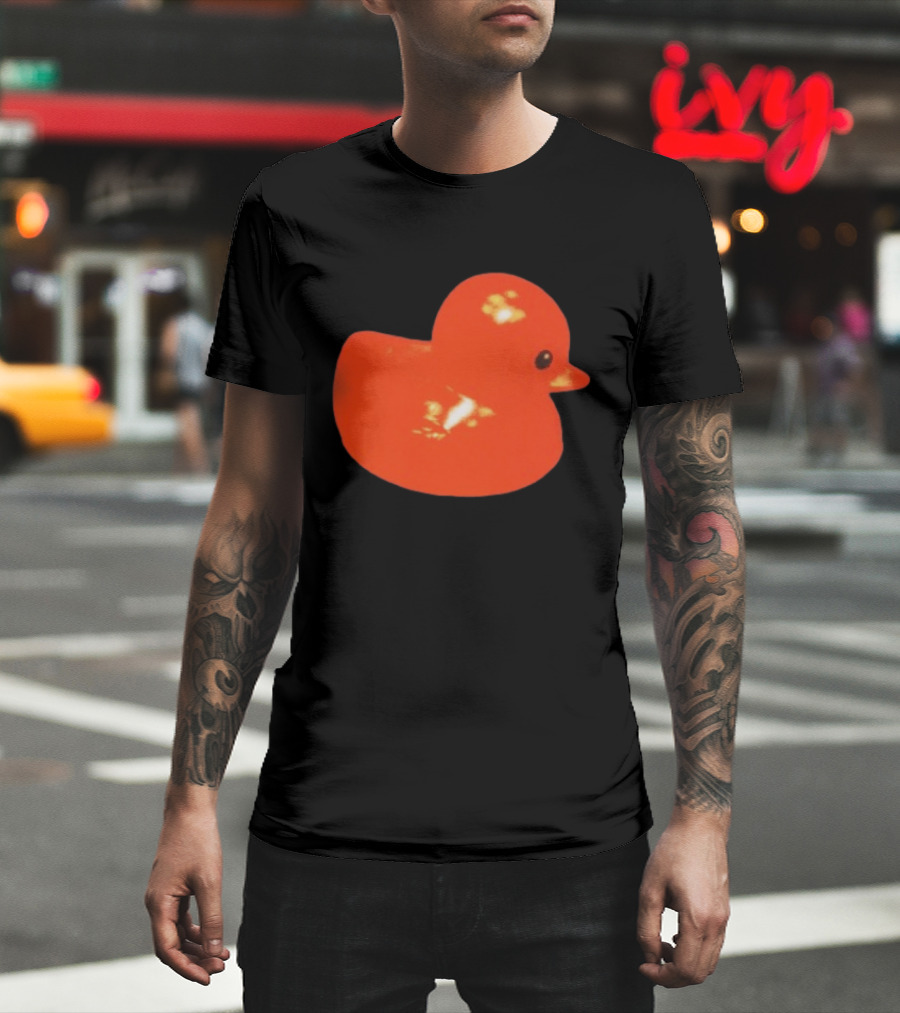 Malcolm Todd Store Bright Orange Duck T-Shirt