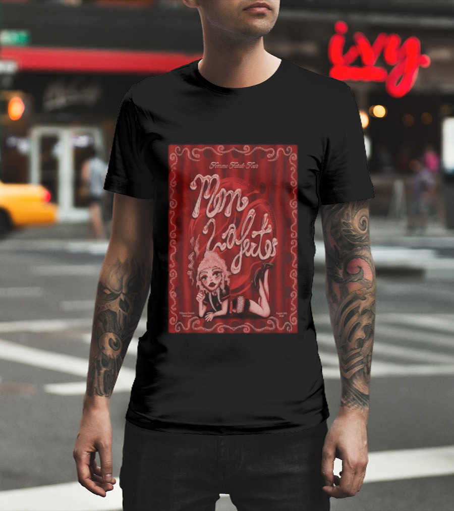 Mon Laferte Femme Fatale Tour Fillmore Detroit August 16 2026 T-Shirt