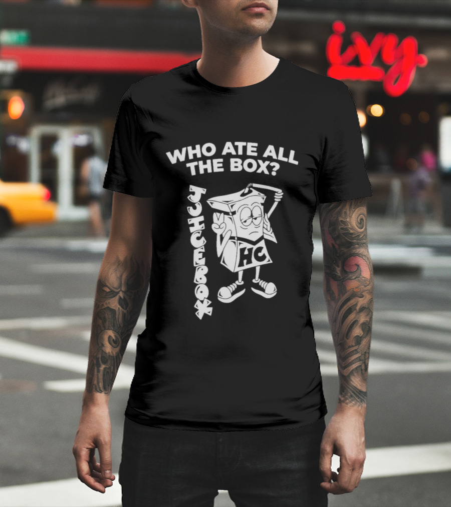 Who Ate All The Box Hockey Character HC Blocky T-Shirt