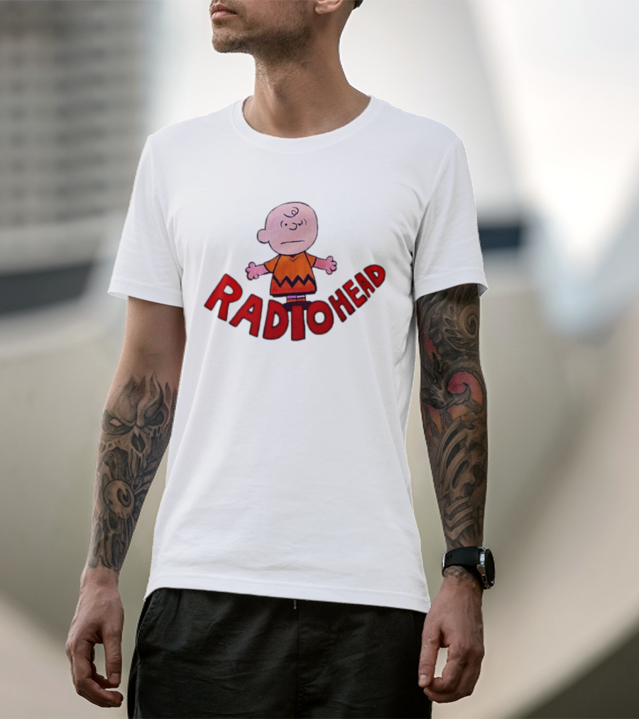 Charlie Brown Radiohead Peanuts Alternative Rock Mashup T-Shirt