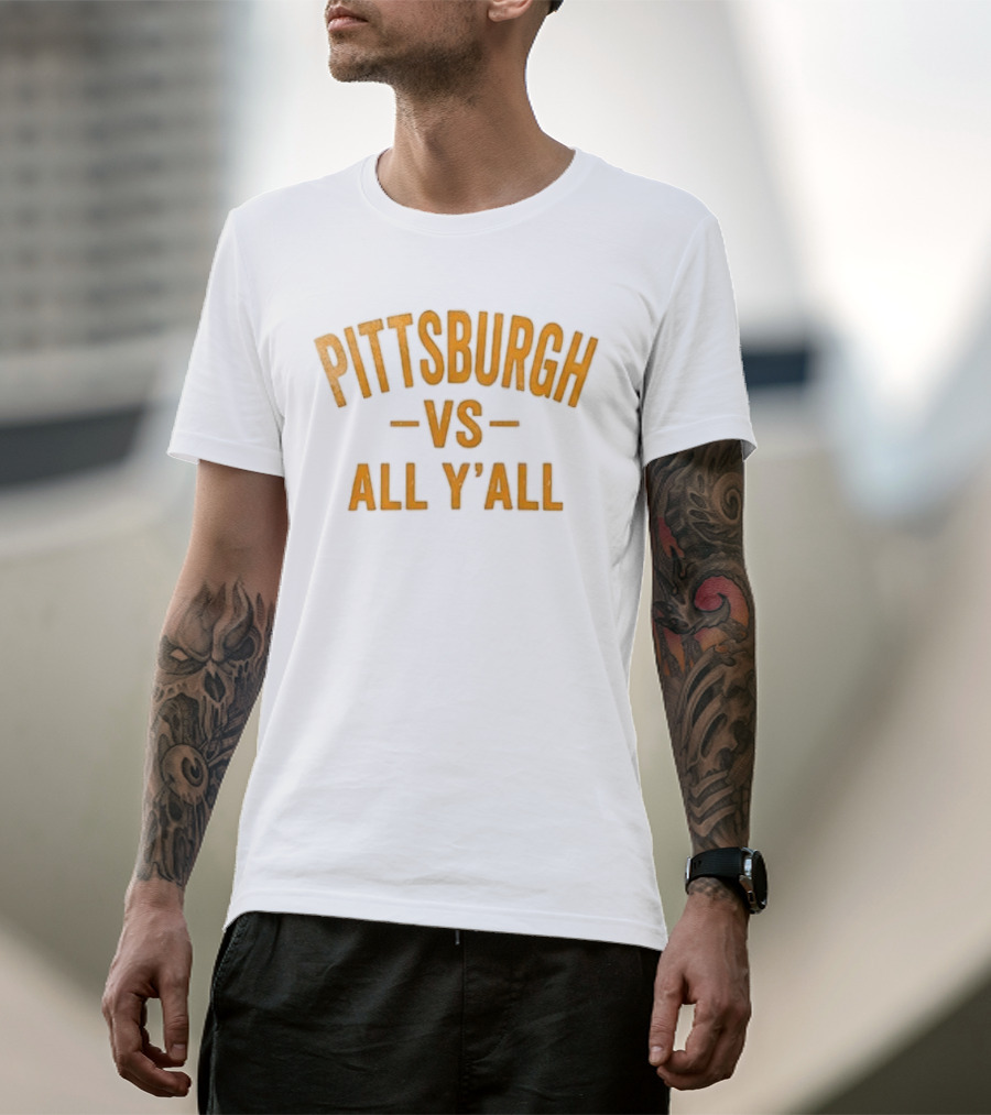 Pittsburgh Steelers Vs All Y'all Patriot Day Flag T-Shirt