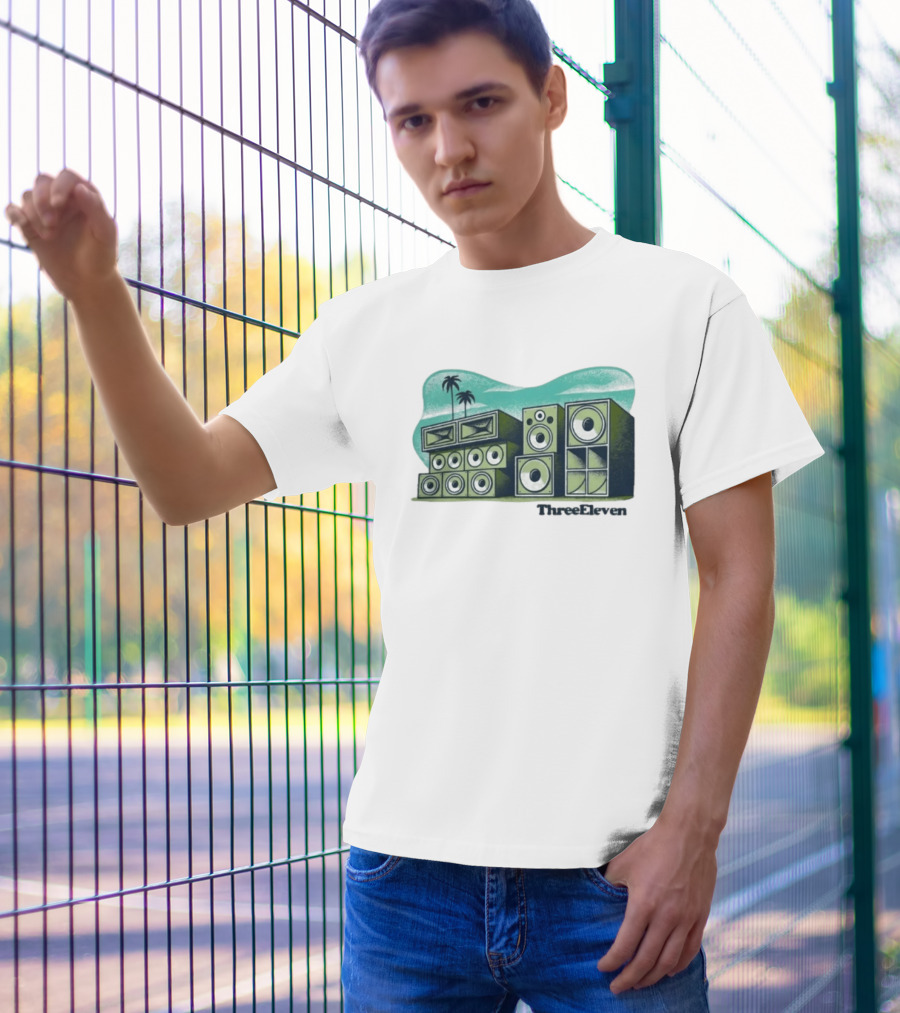 Three Eleven 311 Band Palm Trees Speakers Raglan T-Shirt