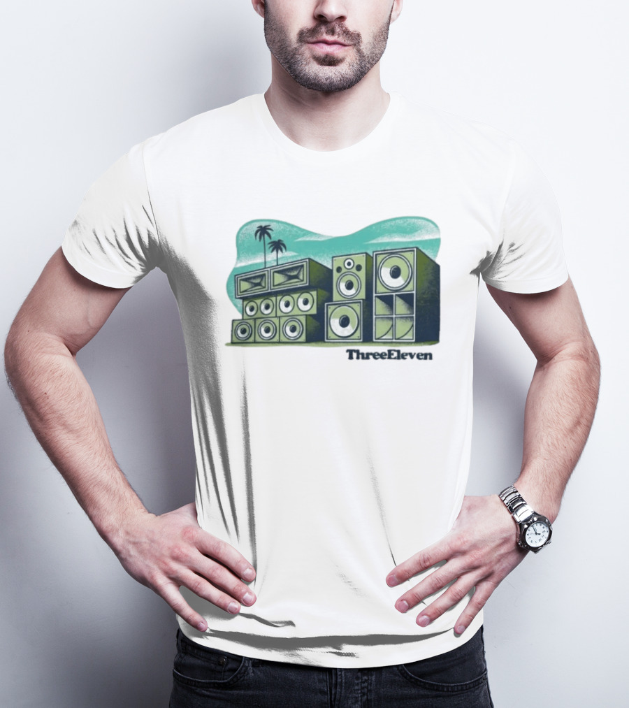 Three Eleven 311 Band Palm Trees Speakers Raglan T-Shirt