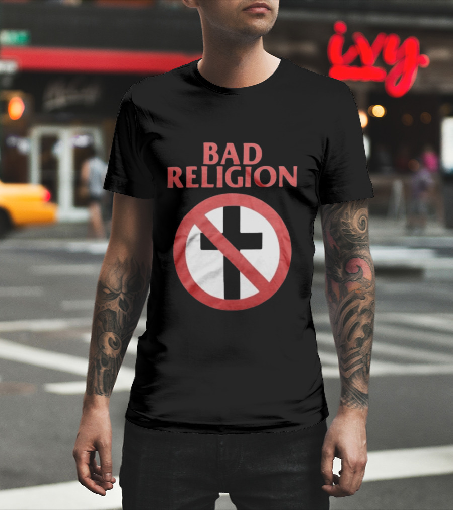 Bad Religion Crossbuster Black T-Shirt
