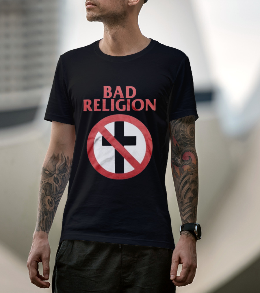 Bad Religion Crossbuster Black T-Shirt