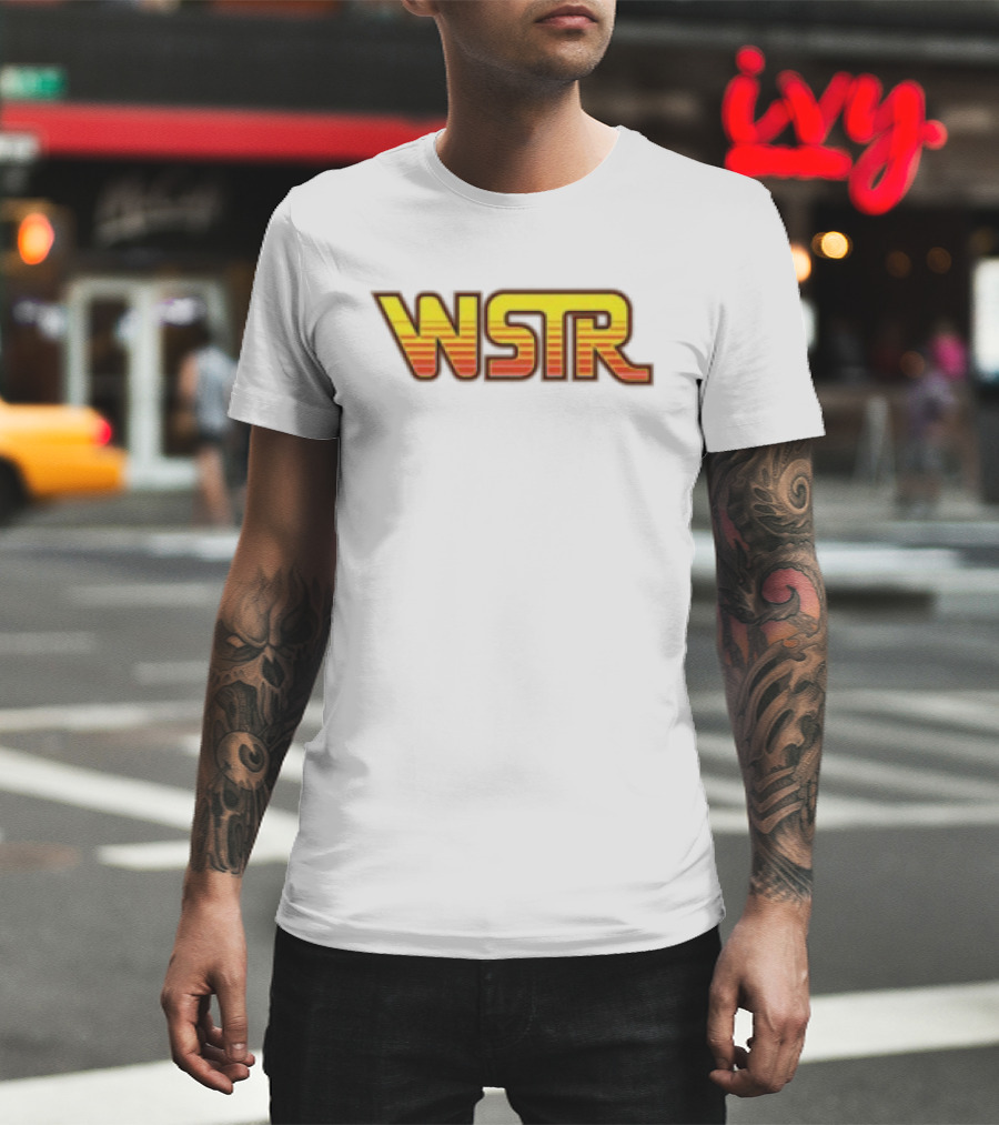 Wstr Store Identity Crisis Red White Baseball Wstr T-Shirt