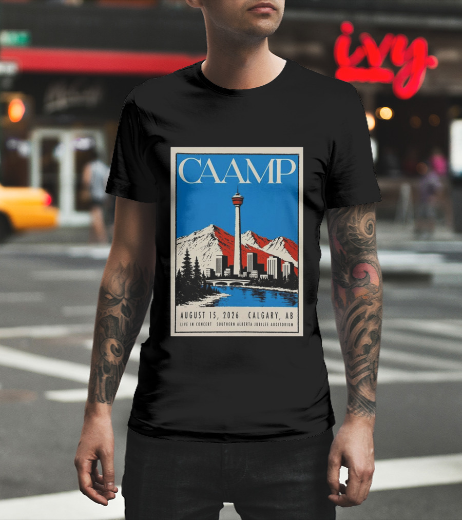 CAAMP August 15 2026 Calgary Southern Alberta Jubilee Auditorium Live In Concert T-Shirt