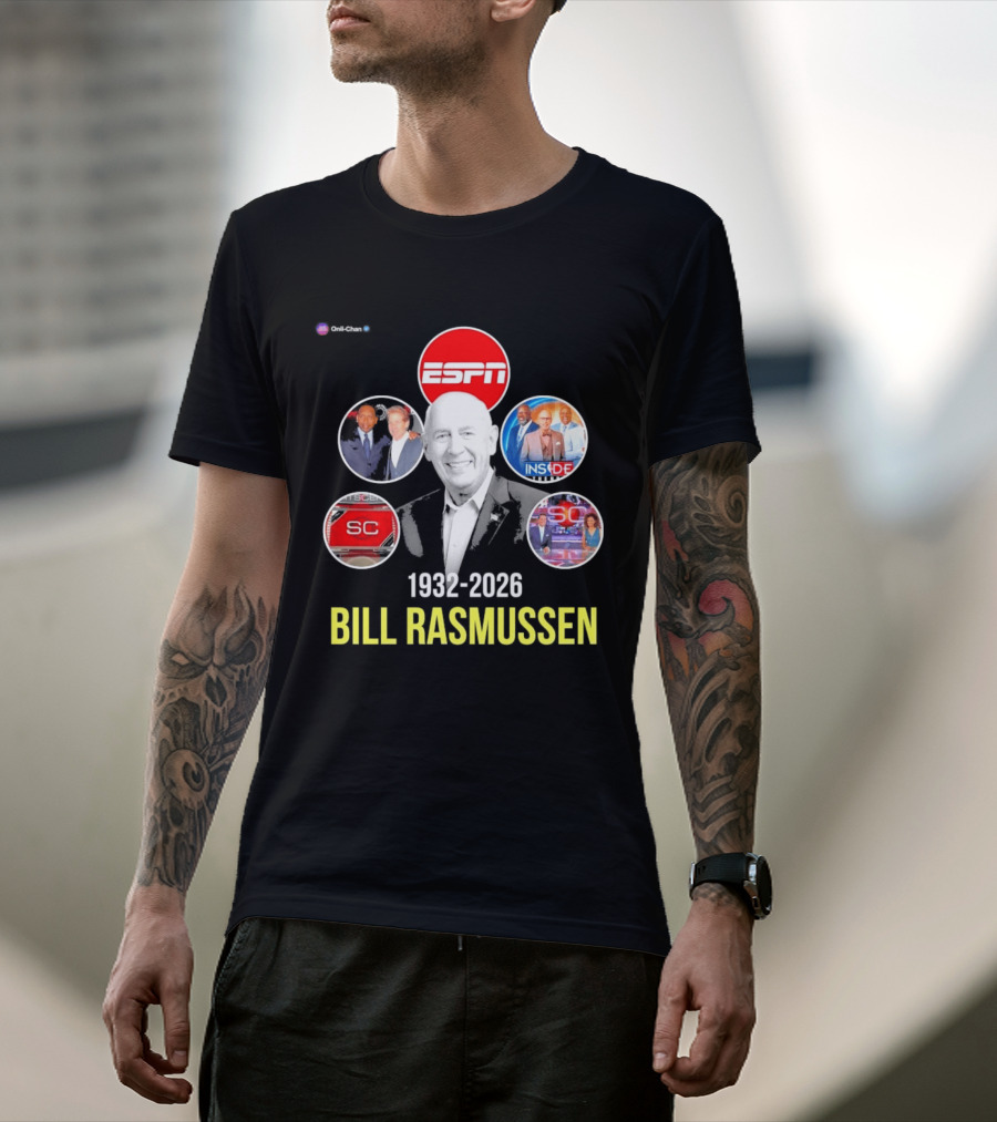 ESPN Bill Rasmussen 1932 2026 SC Inside Sports T-Shirt