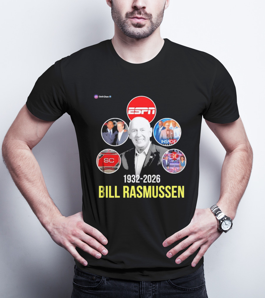 ESPN Bill Rasmussen 1932 2026 SC Inside Sports T-Shirt