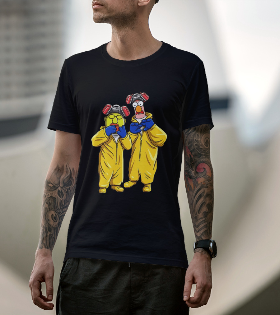 Dr Bunsen Honeydew Beaker Breaking Bad The Muppets Yellow Hazmat Suit T-Shirt