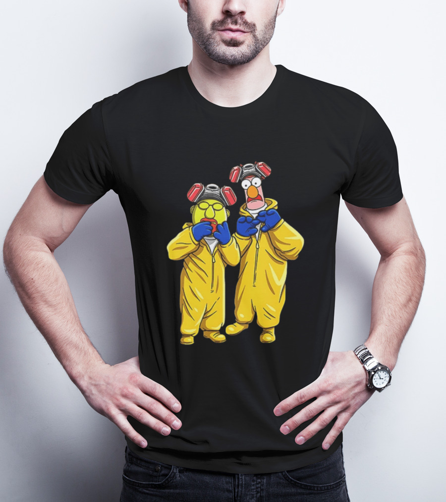 Dr Bunsen Honeydew Beaker Breaking Bad The Muppets Yellow Hazmat Suit T-Shirt