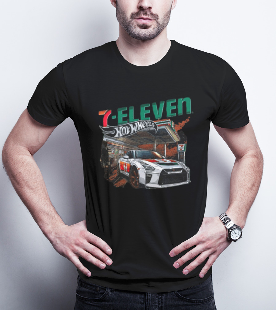 7 Eleven Hot Wheels GT R At 7Collection Store T-Shirt