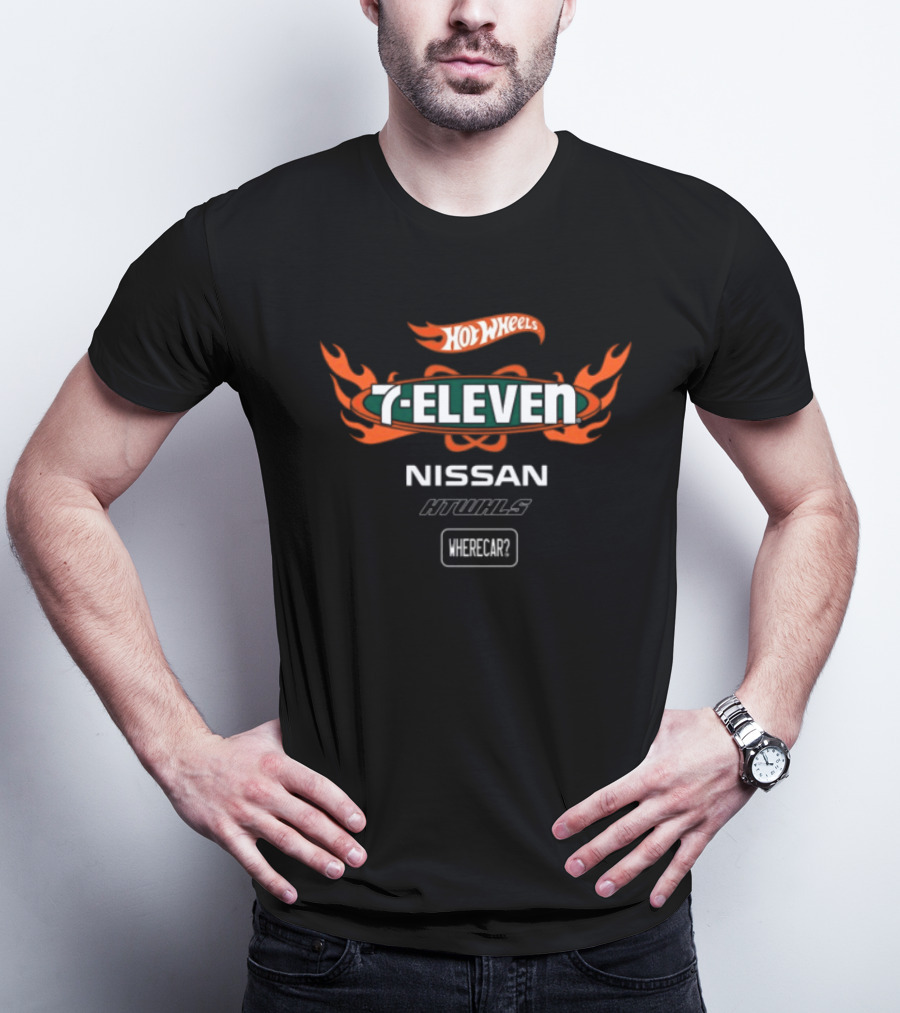 7 Eleven Hot Wheels Racing Patch Nissan Formula One HKS HKS Graphic Weber Collaboration T-Shirt