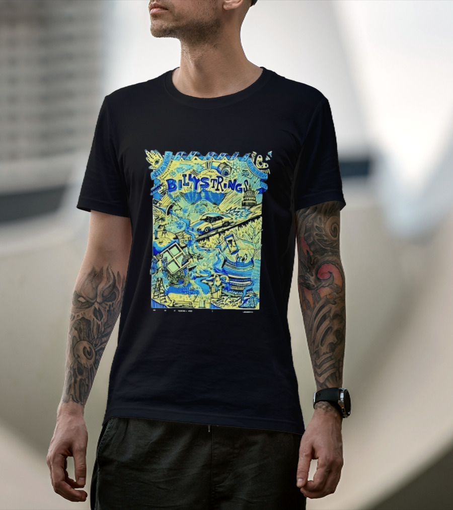 Billy Strings Charleston Coliseum 2023 West Virginia Concert Doodle T-Shirt
