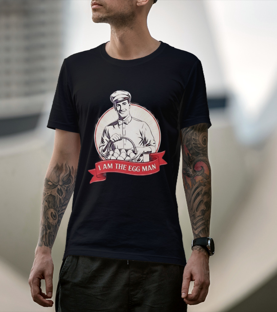 I Am The Egg Man Vintage Style Lyrics Reference T-Shirt