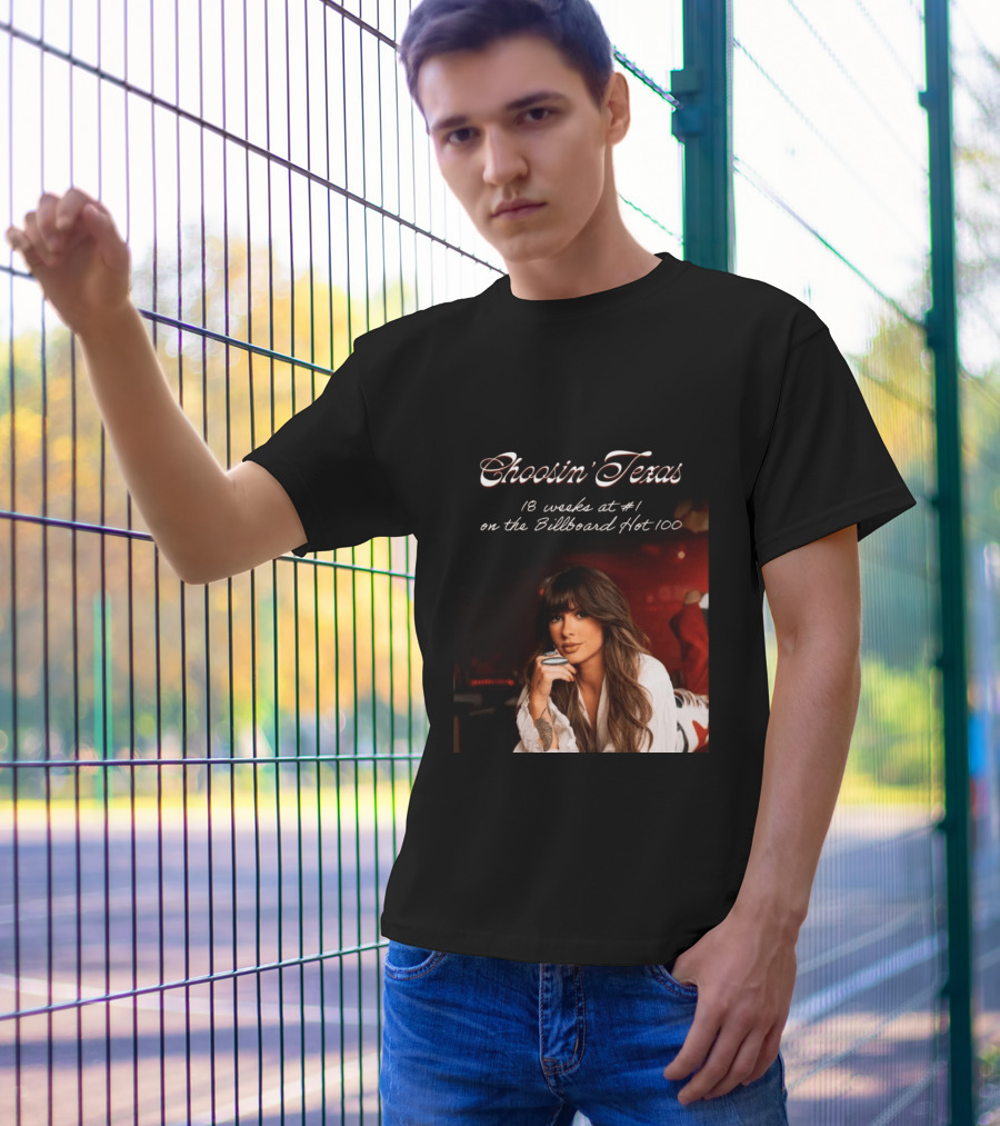 Choosin' Texas 18 Weeks At #1 On The Billboard Hot 100 T-Shirt